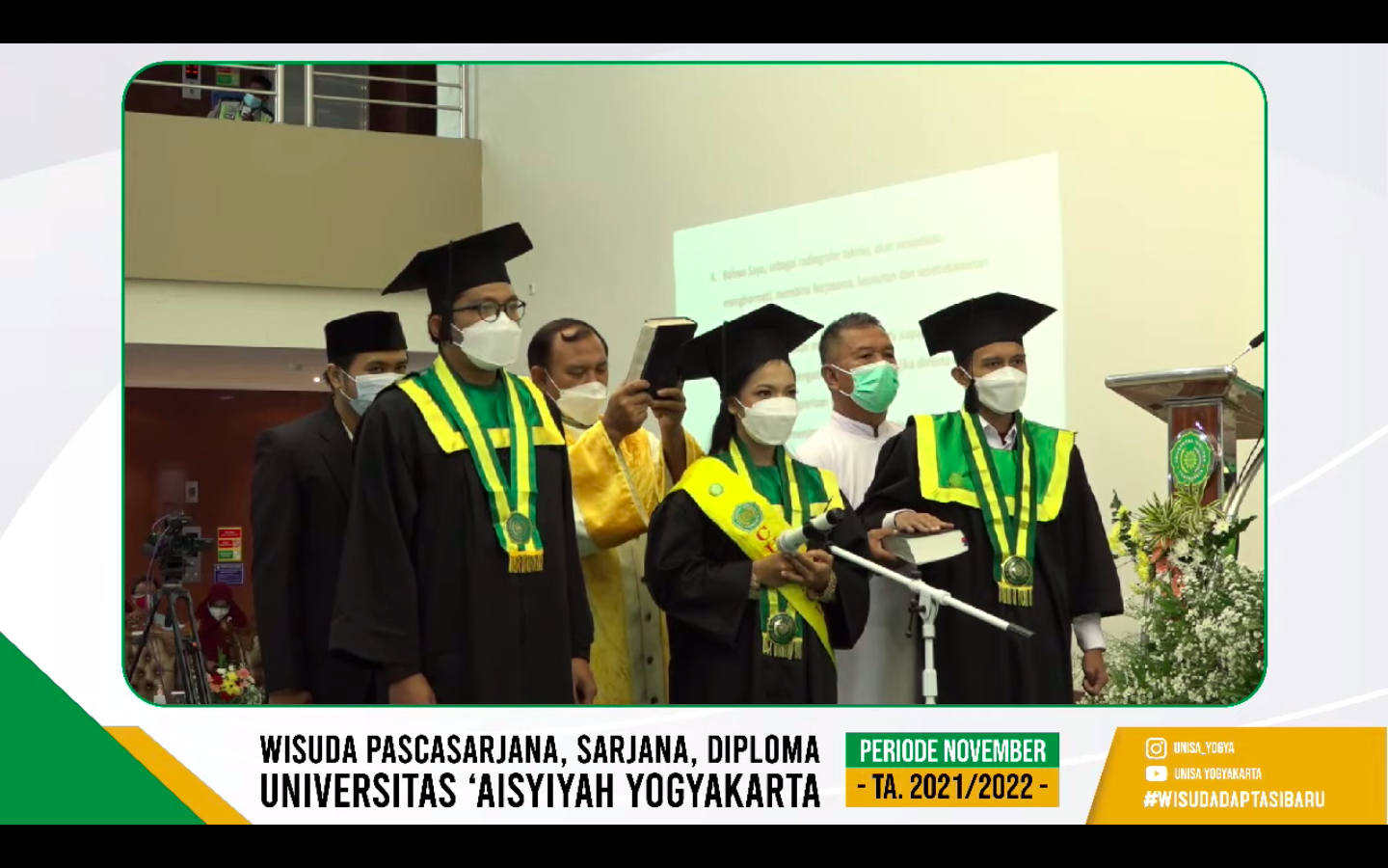 Prodi Arsitektur UNISA Menggelar Wisuda Secara Daring - Sarjana S1
