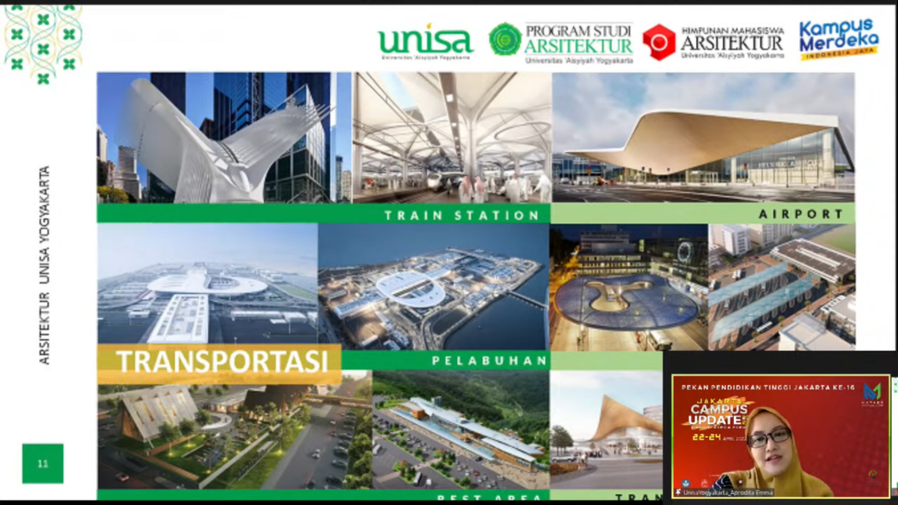 Webinar Keunggulan Prodi Arsitektur UNISA - S1 Arsitektur UNISA