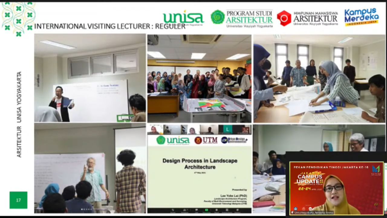 Webinar Keunggulan Prodi Arsitektur UNISA - S1 Arsitektur UNISA
