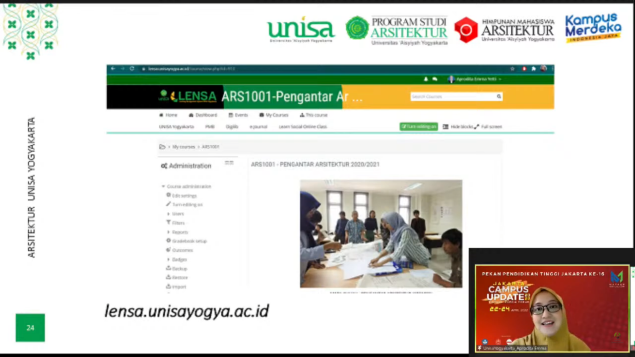 Webinar Keunggulan Prodi Arsitektur UNISA - S1 Arsitektur UNISA